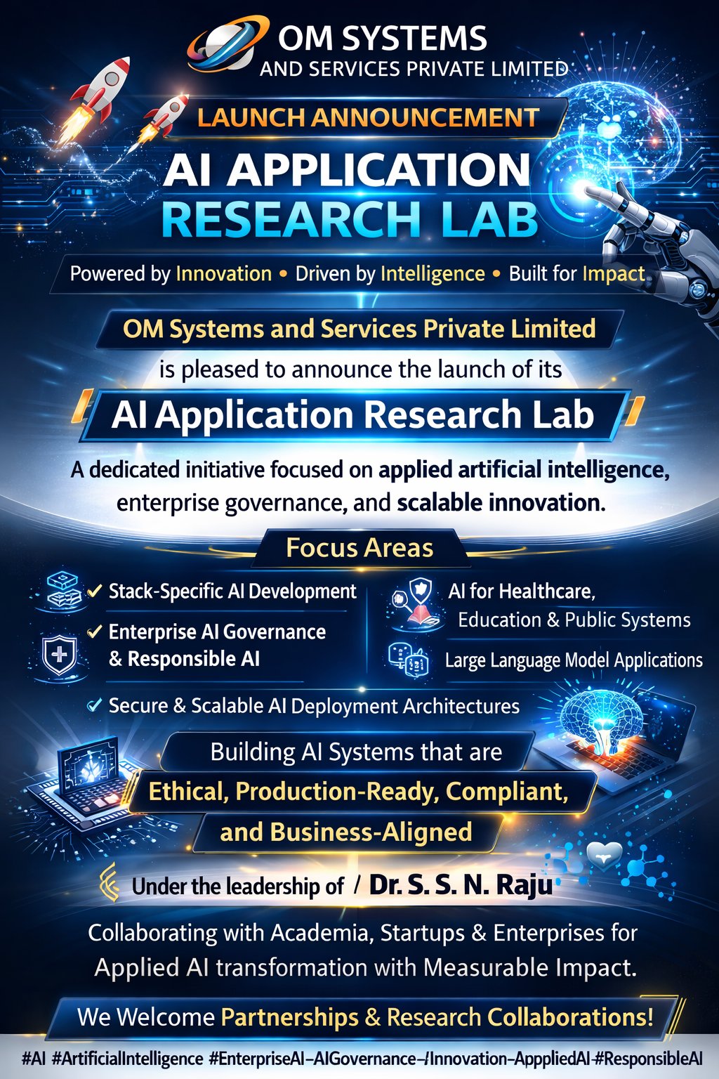 AI Application Research Lab - Dr.SSN Raju Gallery